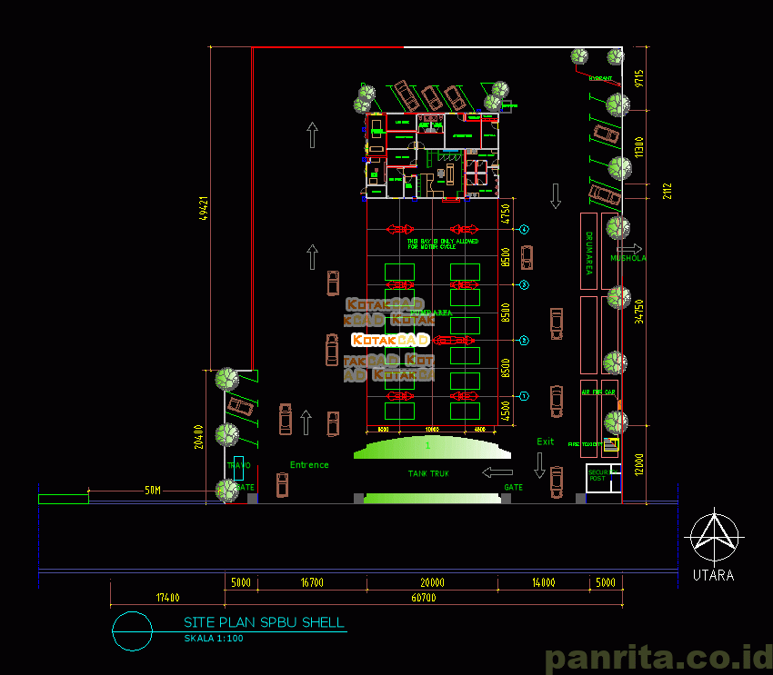 Desain Site Plan SPBU.dwg - Panrita Space